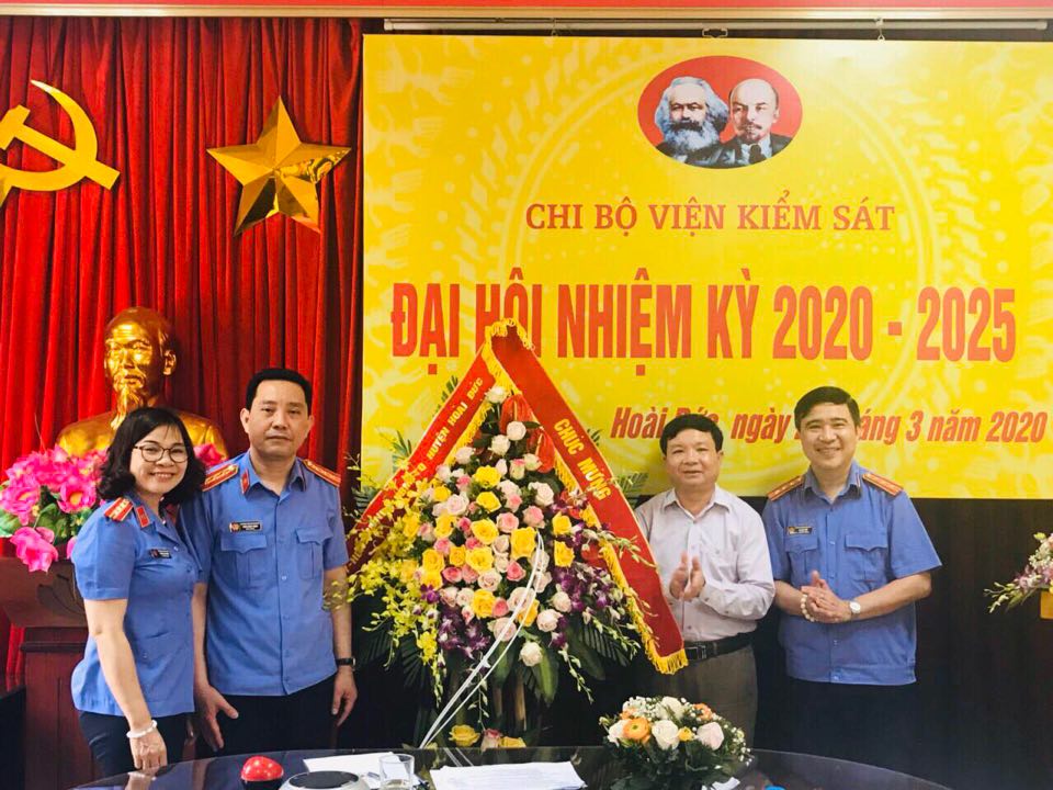 Đại hội Chi bộ Viện KSND huyện Hoài Đức nhiệm kỳ 2020 - 2025